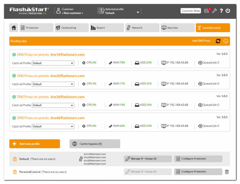 FlashStart PRO Lite for ISPs